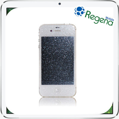 PET Sliver Diamond Iphone 5 HD LCD Screen Protectors , A Grade South Korea