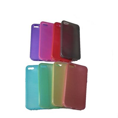 Colorful Soft TPU 3.7 inch Cell Phone Protective Cases For iphone 4 , 4s