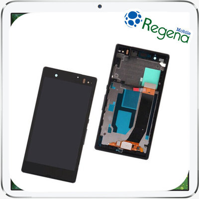 LCD Touch Screen Cell Phone Digitizer assembly For Sony z L36h C6603