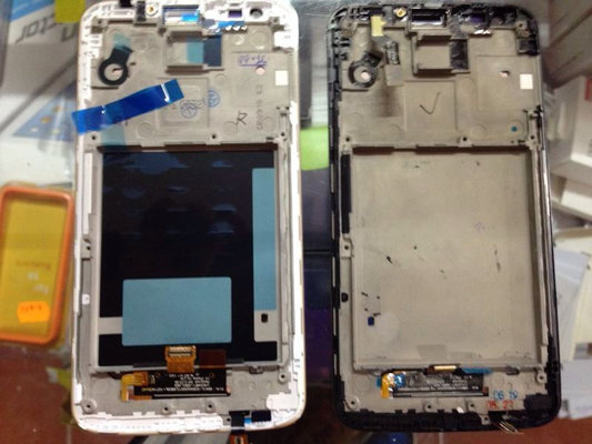 Compatible LG G2 Touch Screen LG D802 LCD Assembly With Frame , White