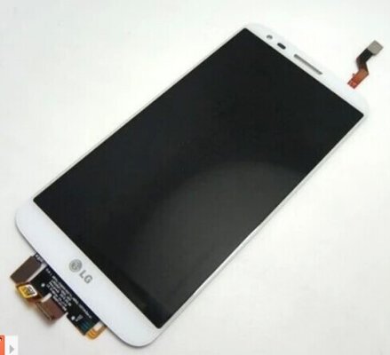 Compatible LG G2 Touch Screen LG D802 LCD Assembly With Frame , White