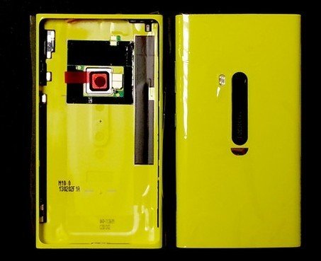 Yellow Nokia Lumia 920 Battery Cover Cell Phone Replacement Parts Back Cover