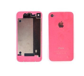 Conversion Kit Mobile Phone Iphone 4 Spare Parts Back Battery Cover Pink