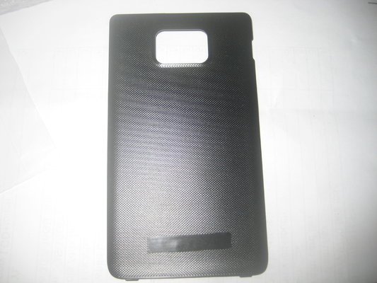 Black smartphone replacement parts, sansung i9100 back cover