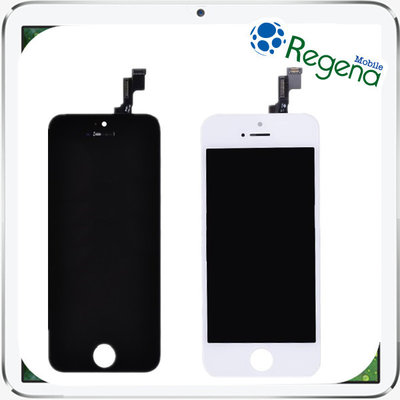 Original IPhone 5S LCD Display with Touch Screen Assembly , Black / White