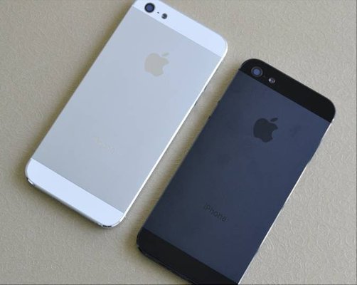 White Apple iPhone 5 Spare Parts Cell Phone Back Cover Replacement