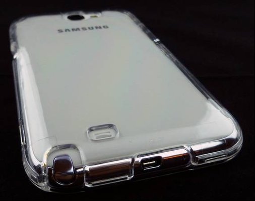 White TPU Crystal Samsung Galaxy Tablet Covers for Table PC