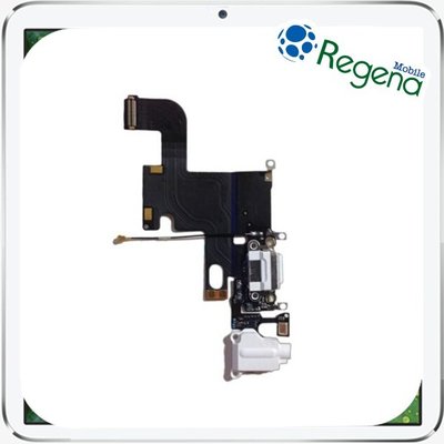 OEM Charging Dock Connector for iPhone 6 Spare Parts Headphone Audio Jack Flex White