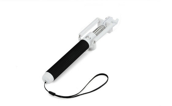 Cell Phone Selfie Stick Handheld Audio Cable control selfiestick For Iphone 6