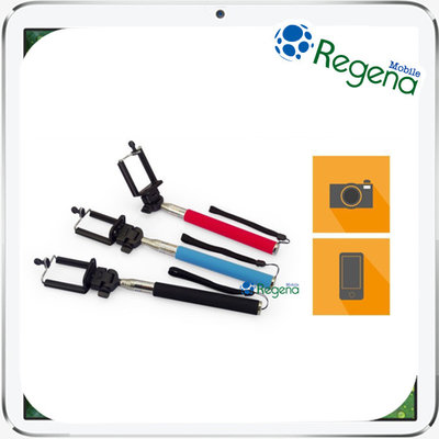 Z07-1 Monopod Mobile Phone Selfie Stick For Android And Iphone With 1 Clamp