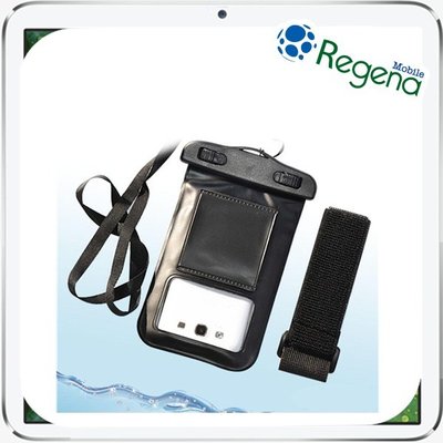 Mobile Phone Accessory Clear Waterproof Pouch Bag Dry Case  with Armband