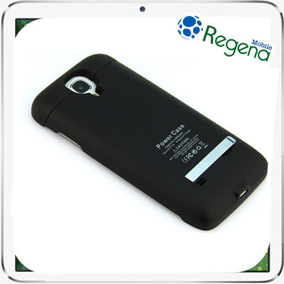 Leather mobile phone accessories Samsung S4 Battery Pack With Stand ,  Power Bank DC 5V