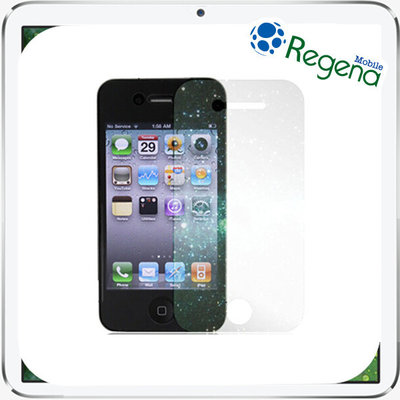 High Clear Iphone 4 / iPhone 4s Lcd Screen Protectors Glod Diamond
