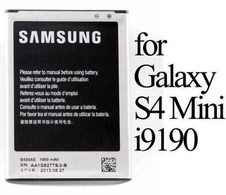 1900mAh Cellular Phone Battery Samsung S4 Mini Battery Replacement