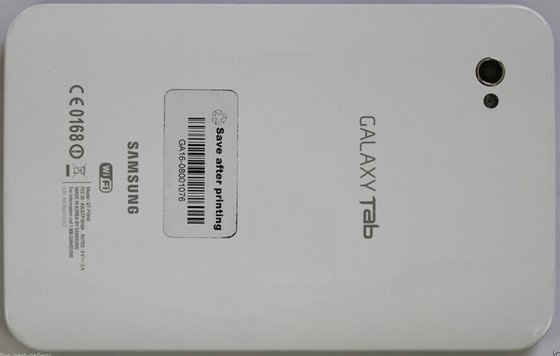 White Samsung Tab Back Cover Housing Tablet Spare Parts GT-P1010