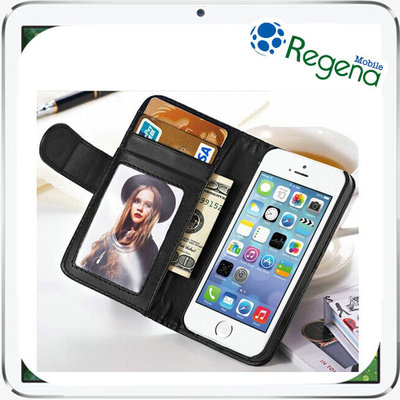 iPhone 5 iPhone 5S Cell Phone Protective Cases PU Leather Mobile Phone Wallet