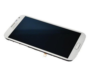 White Samsung Galaxy Note 2 n7100 smartphone LCD diplay digitizer assembly original