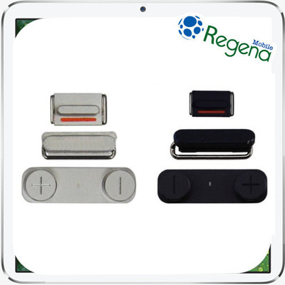 White / Black IPhone 5S Buttons , Original iPhone 5S Spare Parts Customized