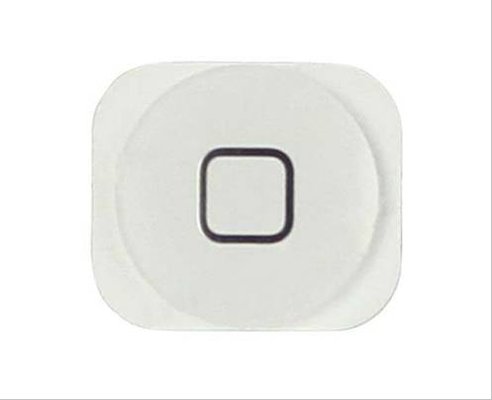 Replacement Apple Iphone 5 Home Button iPhone 5 Spare Parts , Black / White