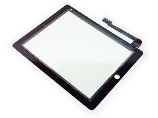 OEM Ipad 3 Touch Screen Digitizer iPad Spare Parts in White , Black