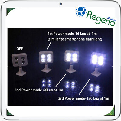 New Available Led Light Cell Phone Selfie Stick For Smart Phone / Android Tablets
