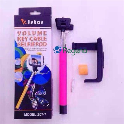 Bluetooth 3 In 1 Original Kjstar z07-7 Cell Phone Selfie Stick Wire Monopod