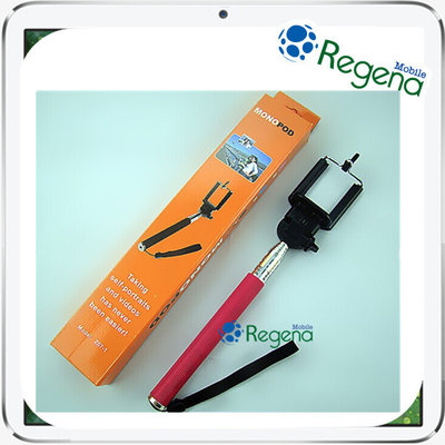 Z07-1 Monopod Mobile Phone Selfie Stick For Android And Iphone With 1 Clamp