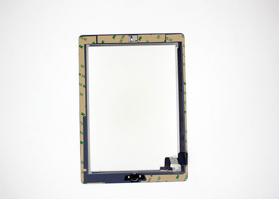 Black Front Panel Ipad 2 Touch Screen Replacement / Repair Parts 9.7 Inch