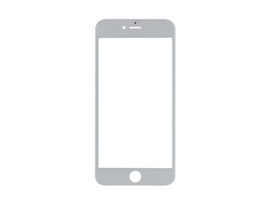 White Cell Phone Spare Parts Iphone 6 Plus Front Screen Glass Replacement