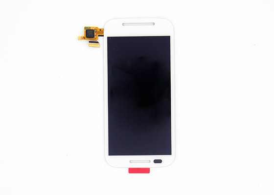 White 4.3 Inches Motorola Screen Replacement Multi - Touch LCD For Moto E