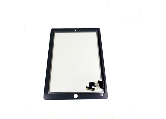 Black Front Panel Ipad 2 Touch Screen Replacement / Repair Parts 9.7 Inch
