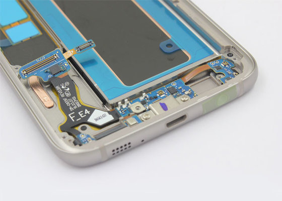 Samsung LCD Screen Replacement With Frame Gold , lcd replacement Samsung Galaxy S7 Edge