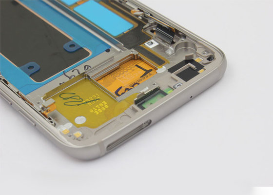 Samsung LCD Screen Replacement With Frame Gold , lcd replacement Samsung Galaxy S7 Edge