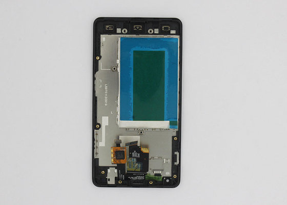 LG Spare Parts / LG Phone Screen Replacement With Frame Black For LG Optimus G E975
