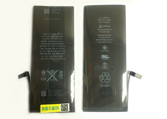 3.8V 2750 mAh  Rechargeable Li-ion Polymer Battery For iPhone 6s Plus / mobile phone batteries