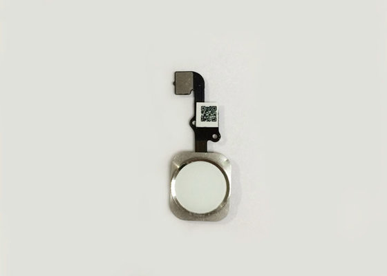 Silver Iphone 6s Cell Phone Spare Parts Home Button Assembly With Flex Cable Ribbon