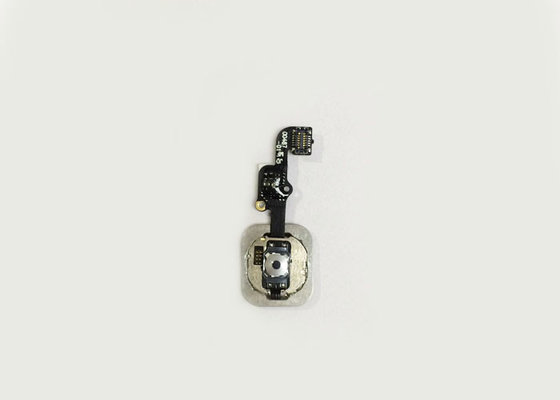 Silver Iphone 6s Cell Phone Spare Parts Home Button Assembly With Flex Cable Ribbon