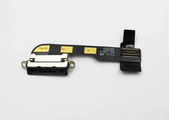 Black Ipad Repair Parts Charging Dock Port Flex Cable Ribbon Switch Repair For IPad 2