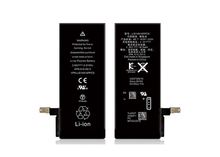Blue IPhone 6 Cell Phone Lithium Ion Battery Low Impedance 4 - 6 Hours Charging