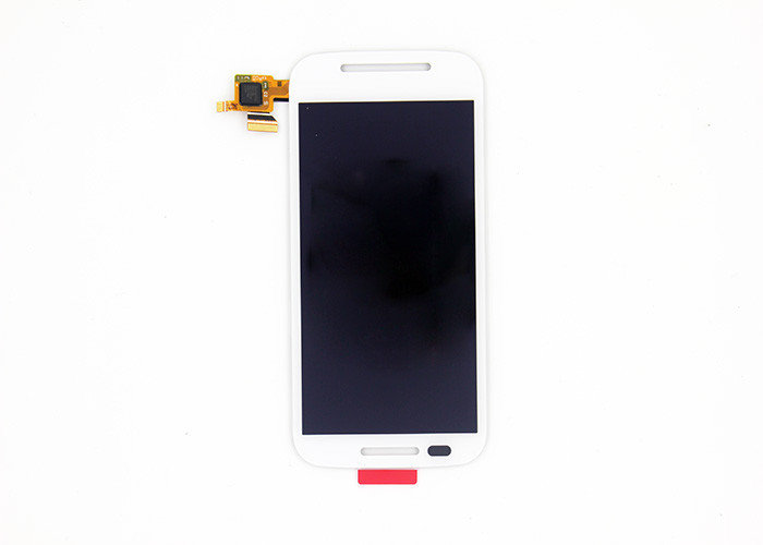 White 4.3 Inches Motorola Screen Replacement Multi - Touch LCD For Moto E