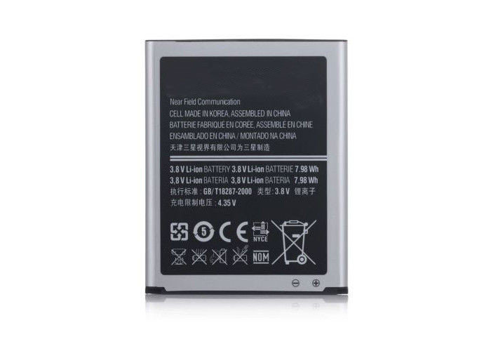 AAAA Samsung S3 3.7 V Li - Ion Battery Rechargeable CE RoHS UL Certificates