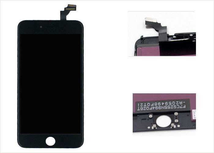 5.5 Inch Mobile Phone LCD Display With Frame Black Iphone 6 Plus With Digitizer