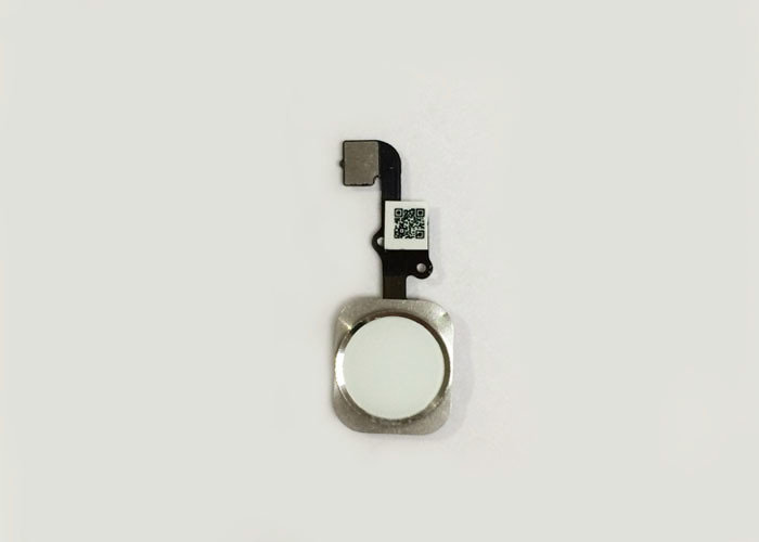 Silver Iphone 6s Cell Phone Spare Parts Home Button Assembly With Flex Cable Ribbon