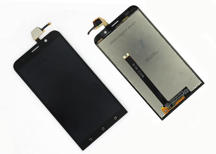 Black Cell Phone Spare Parts 401 PPI High Resolution Display With Touch Digitizer