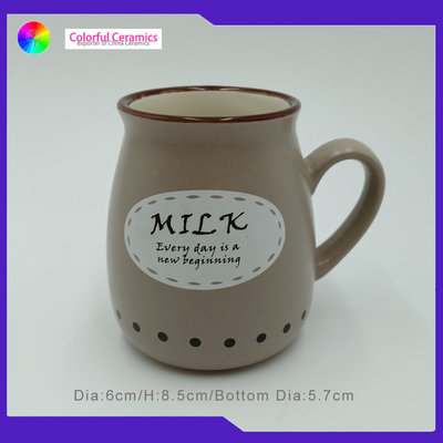 Personalized Stoneware Coffee Mugs Special Shape Large Stoneware Mugs