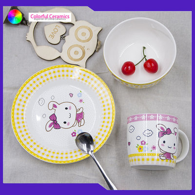 5.5 Inch Ceramic Dinnerware Sets Cute Everyday Stoneware Dinnerware Sets