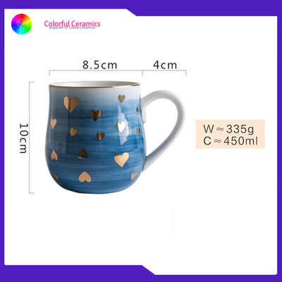 Irish Flamingo Custom Ceramic Coffee Mugs Round With Cappuccino Decal