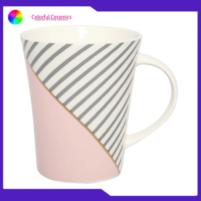 Ceramic Decal Coffee Mug Porcelain Tea Decal Cup Custom Printed With C Handle