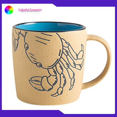 Microwave Safe Custom Printed Ceramic Coffee Mugs Lead / Cadmium Free Durable