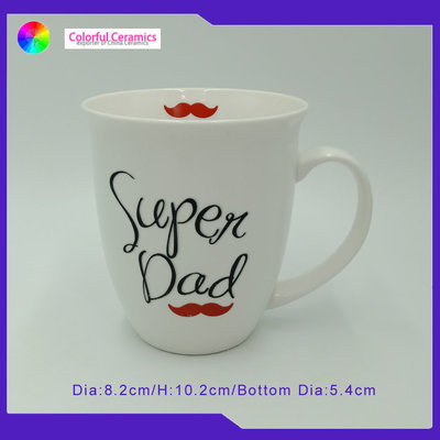 Gift Souvenir Use Bone China Travel Mug Letter Printing For Mother'S Day